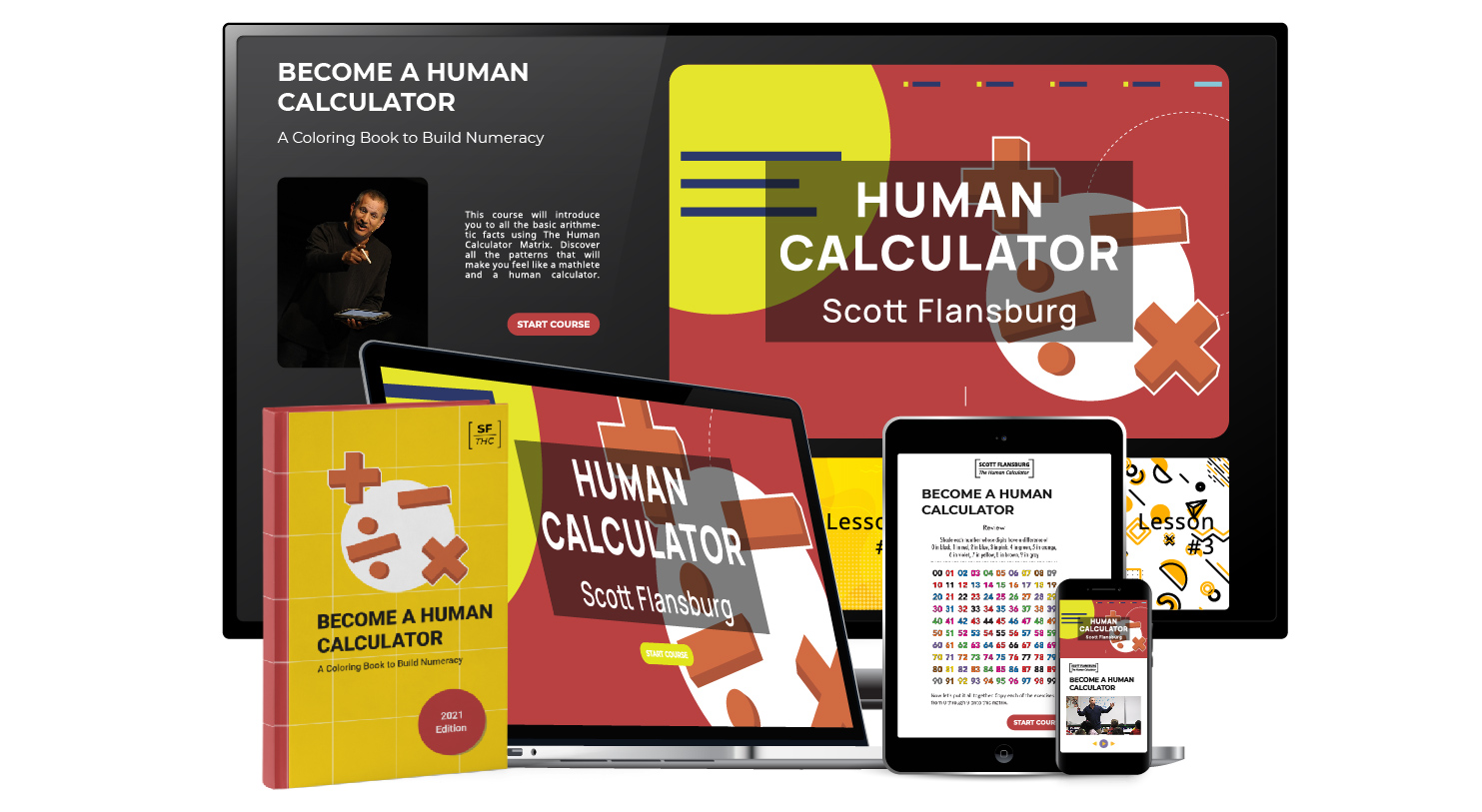 Become a Human Calculator - Coloring Book - Scott Flansburg